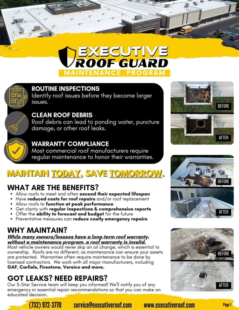 5 Star Commercial Roofing Preventative Maintenance in New Jersey ...